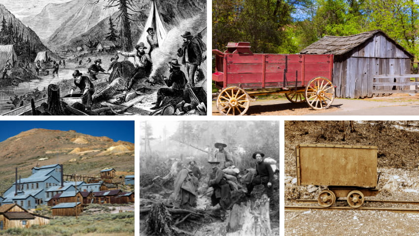 17 California Gold Rush Towns - With Map | Lyfepyle