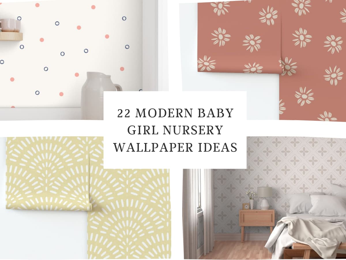 22 Modern Baby Girl Nursery Wallpaper Ideas | Lyfepyle